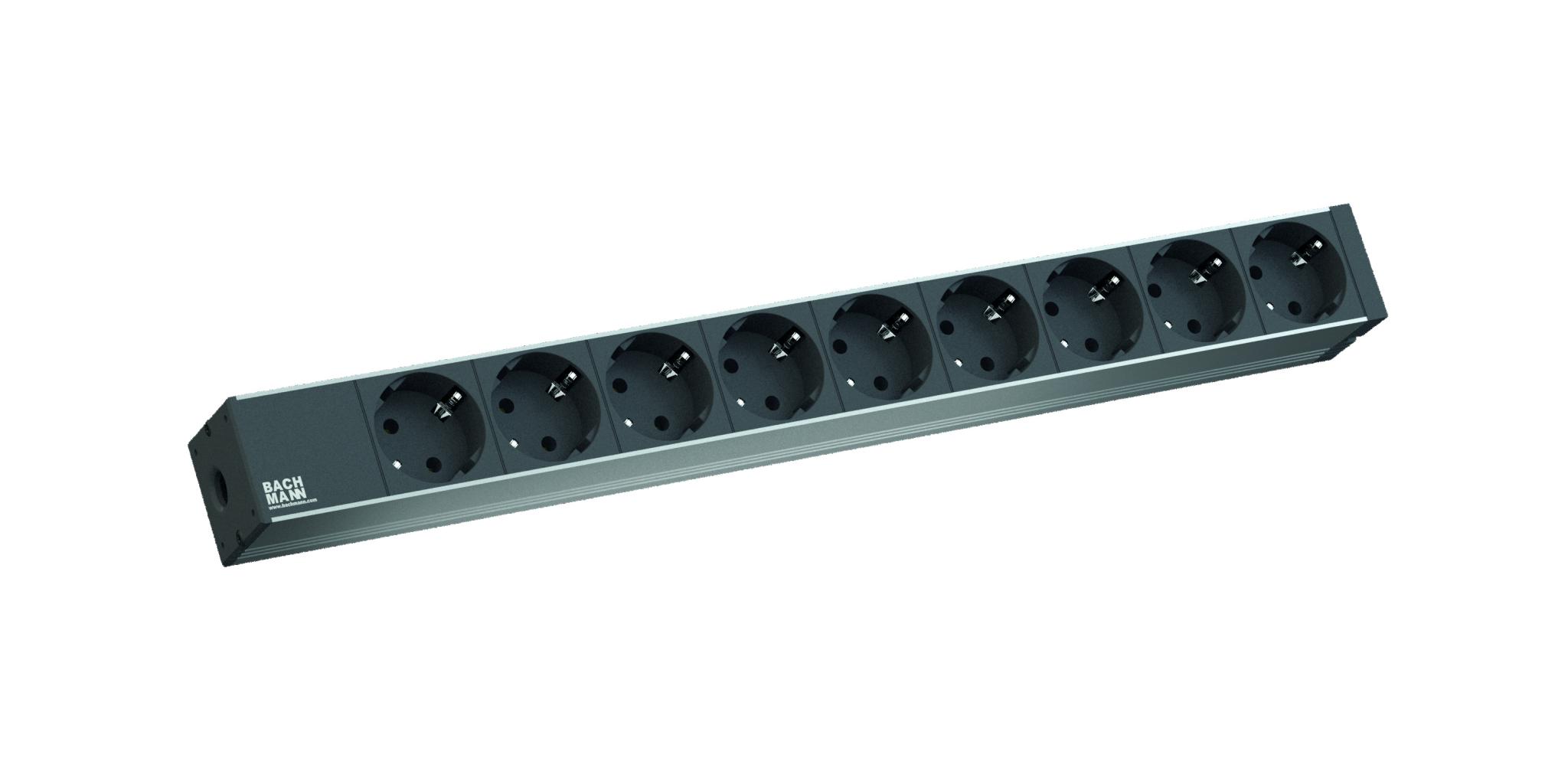 Bachmann IT PDU 9 x prize Schuko, in Schuko,1U, impamantare, — ITVolks ...
