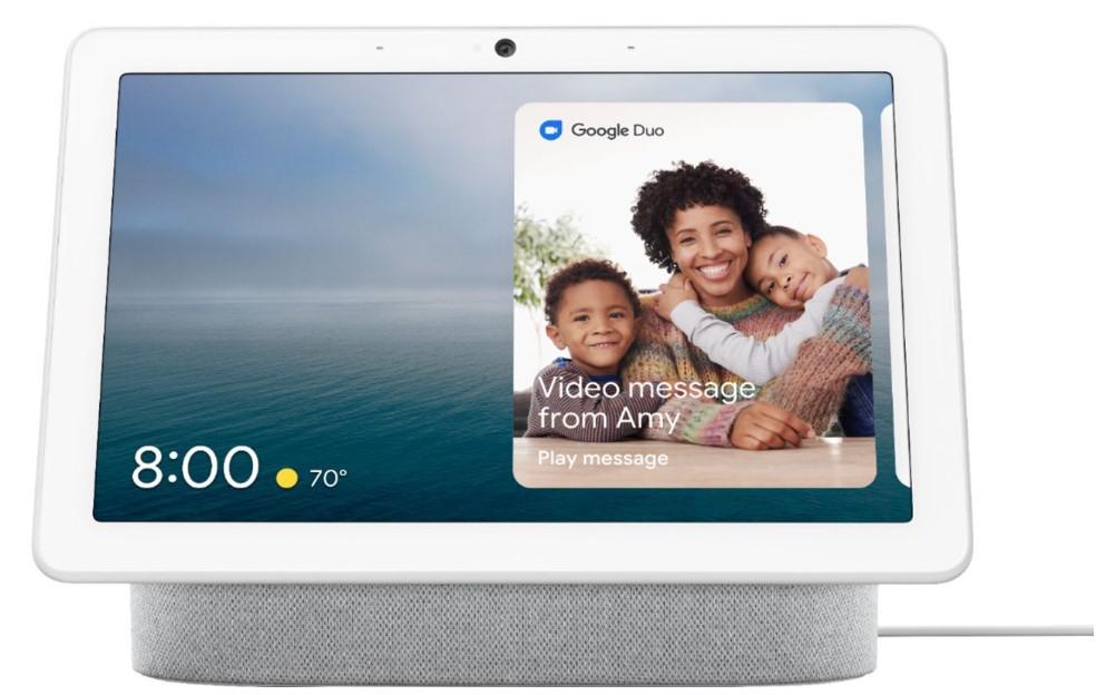 Boxa inteligenta Google Nest Hub Max, HD touchscreen 10", Camera ...